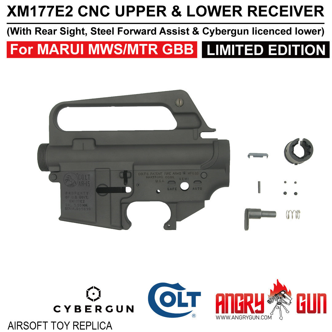 Angry Gun CNC Aluminum XM177E2 Upper & Lower Receiver Conversion Kit f ...