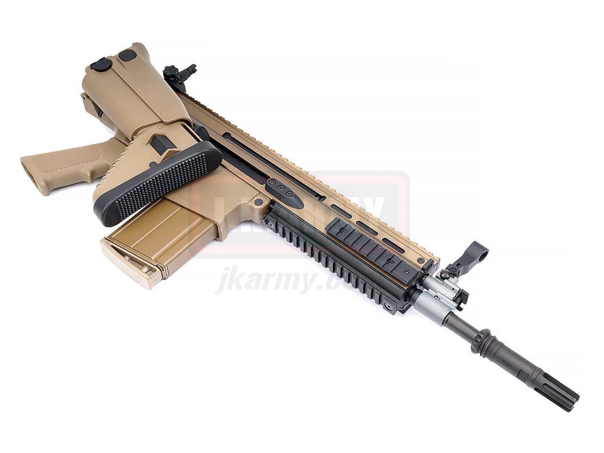 Cybergun FN SCAR H MK17 GBBR ( Tan ) ( by VFC ) – Prozi Shop 波子兵團 Airsoft