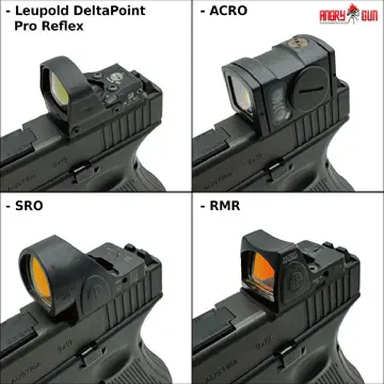 Angry Gun OPF-G Style Optic Plate For Marui TM G17 Gen5 MOS GBBP ...