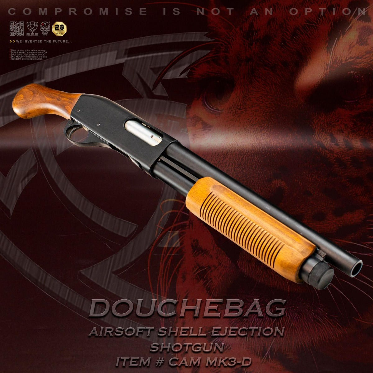 APS CAM870 Airsoft Shotgun MKIII Douchebag ( CAM870 MK3 MKIII Design ...