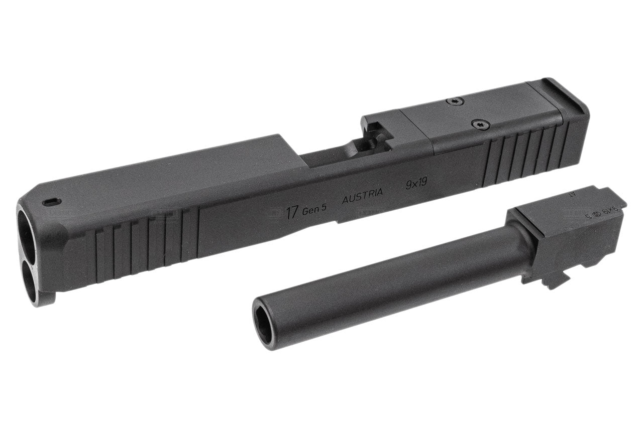 BFA Steel Slide & Outer Barrel For UMAREX GHK Glock 17 G17 Gen5 MOS GB ...