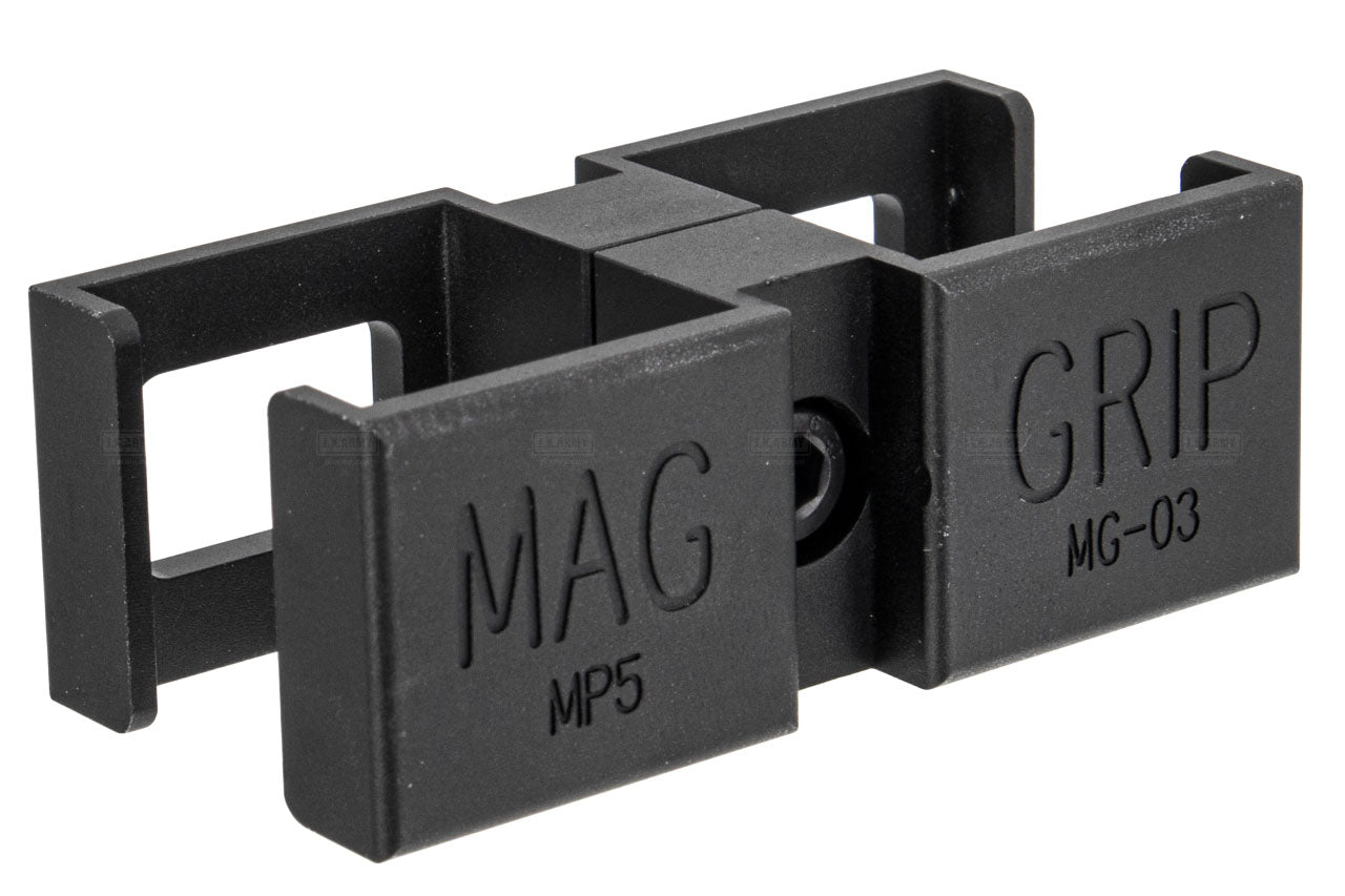 Bow Master Dual Magazine Clamp for UMAREX / VFC / TM MP5 Magazine ( Bl ...