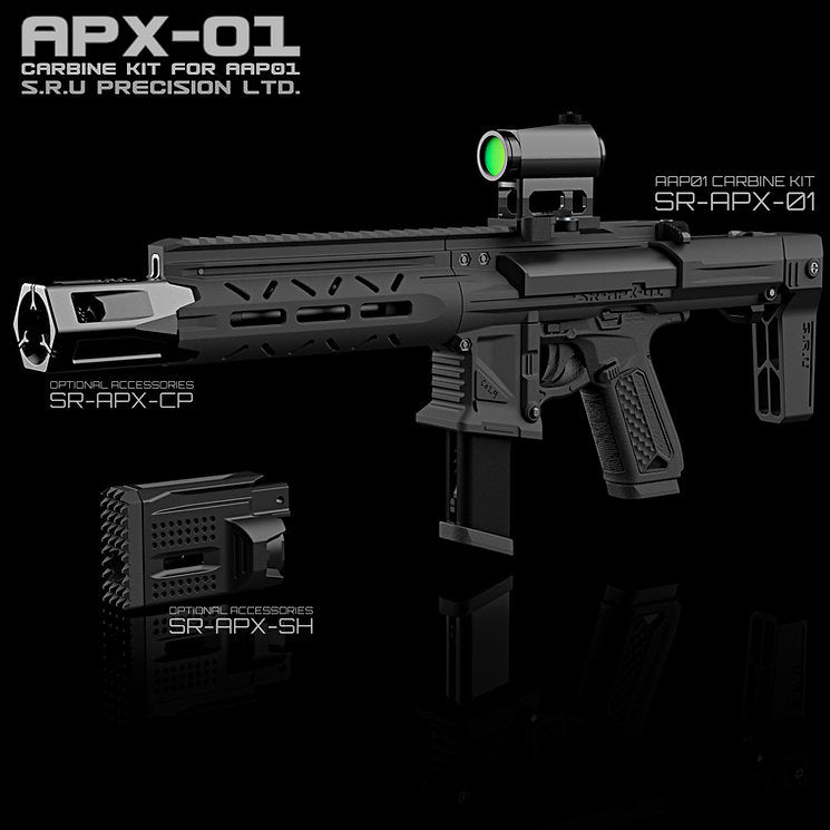 SRU AAP01 Compenstor ( AAP-01 ) ( Black ) – Prozi Shop 波子兵團 Airsoft