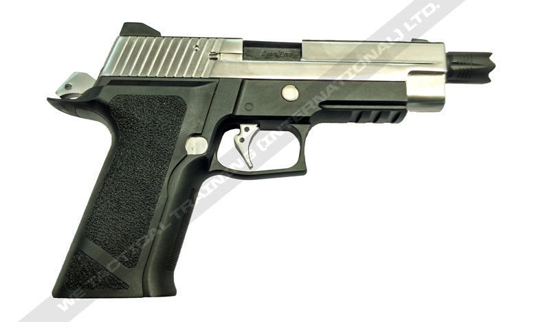 WE F006 P-Viruses GBB Airsoft Pistol ( SV ) – Prozi Shop 波子兵團 Airsoft
