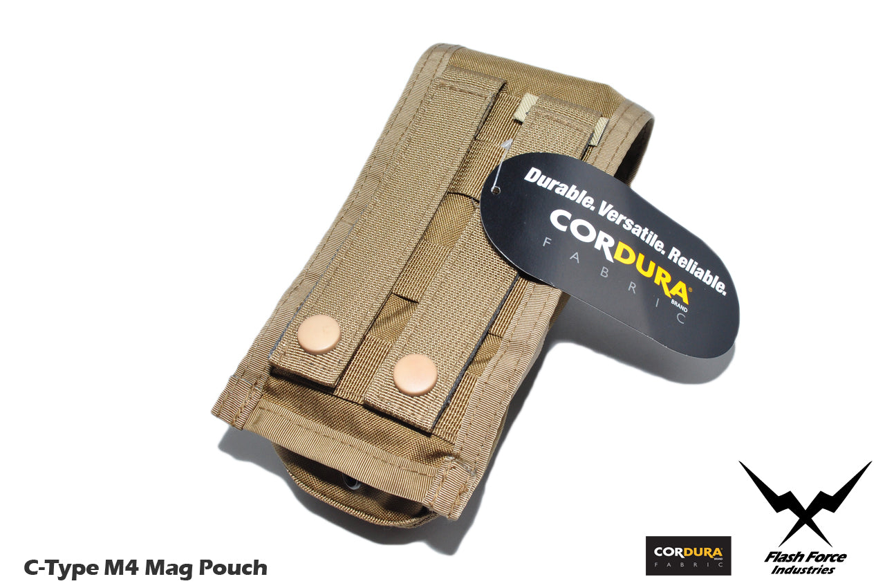 FFI C-Type M4 Mag Pouch ( CORDURA® 500D CB ) – Prozi Shop 波子兵團 Airsoft