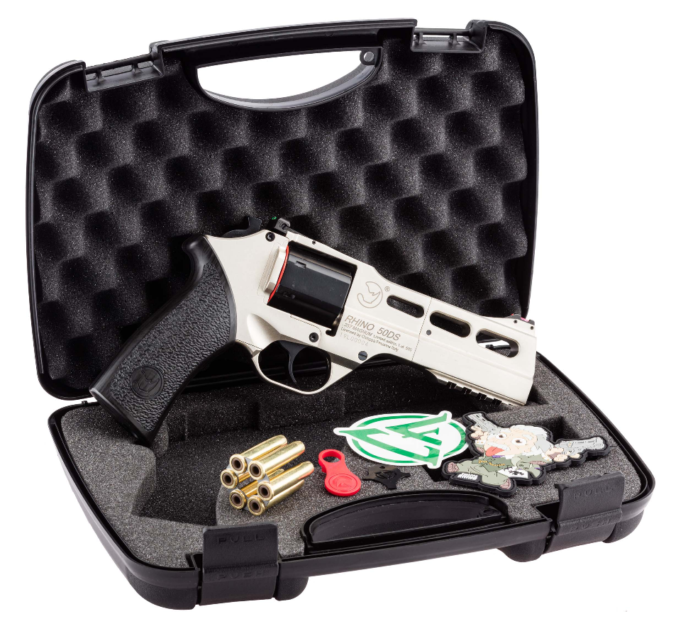 BO Chiappa Rhino 50DS .357 Magnum CO2 Revolver Limited Edition ( Silve ...