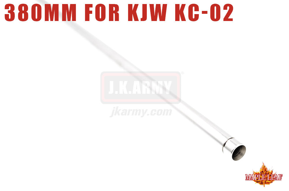 Maple Leaf 380mm Length Precision Inner Barrel For KJW KC-02 GBB ( KC ...