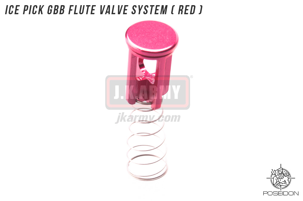 Poseidon ICE PICK GBB Flute Valve System ( Red ) ( Marui / WE System O ...