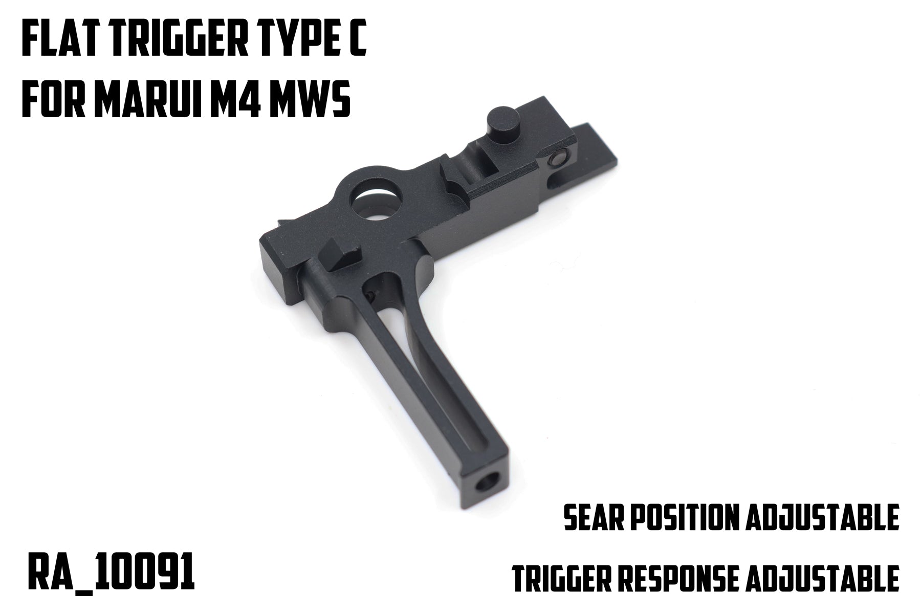 Revanchist Flat Trigger Type C For Marui TM M4 MWS GBBR – Prozi Shop 波子 ...