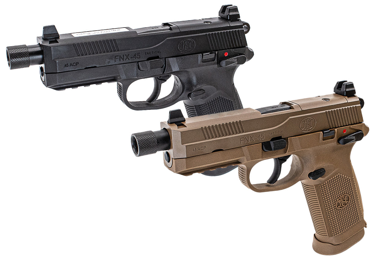 Cybergun / VFC FNX-45 Tactical GBB Pistol Airsoft ( Black / Tan ) ( FN ...