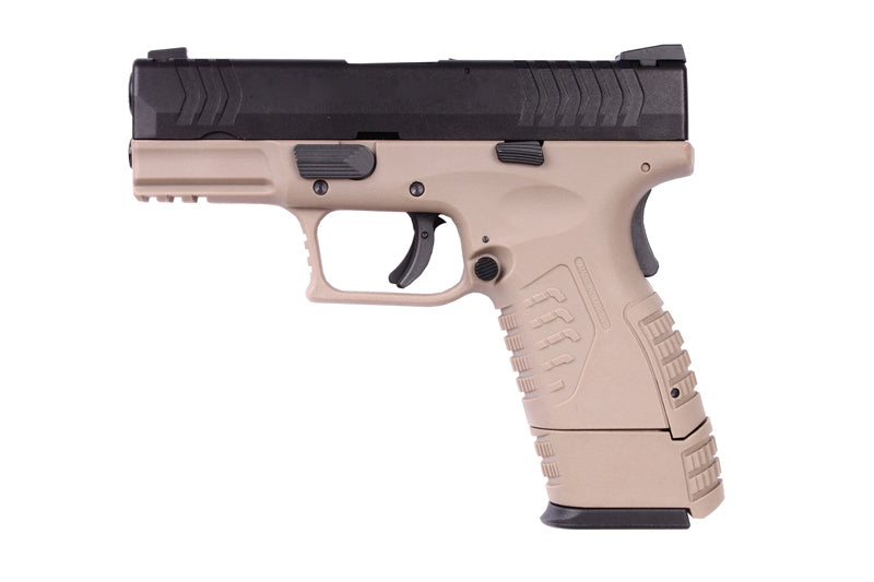 WE XDM Compact 3.8 GBB Pistol ( Tan ) – Prozi Shop 波子兵團 Airsoft
